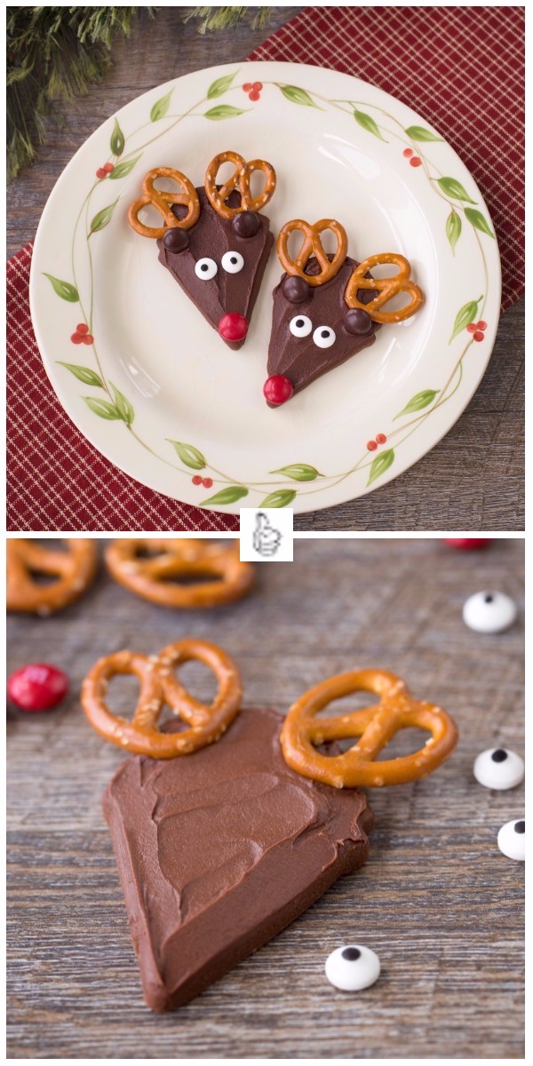 DIY Christmas Reindeer Cookies Recipe Video Tutorial