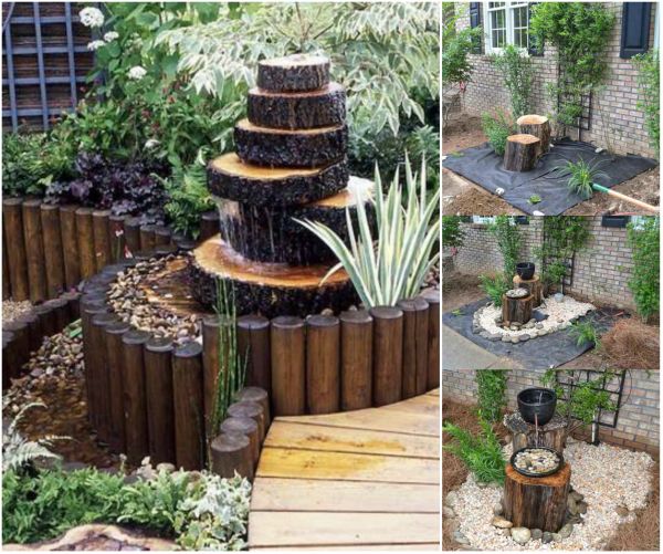 20+ DIY Rustic Log Decorating Ideas for Home and Garden