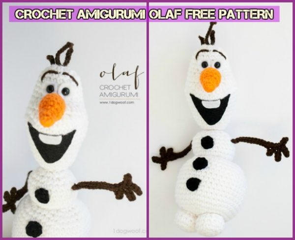 DIY Crochet Disney Frozen Free Patterns - crochet AMIGURUMI olaf doll ...