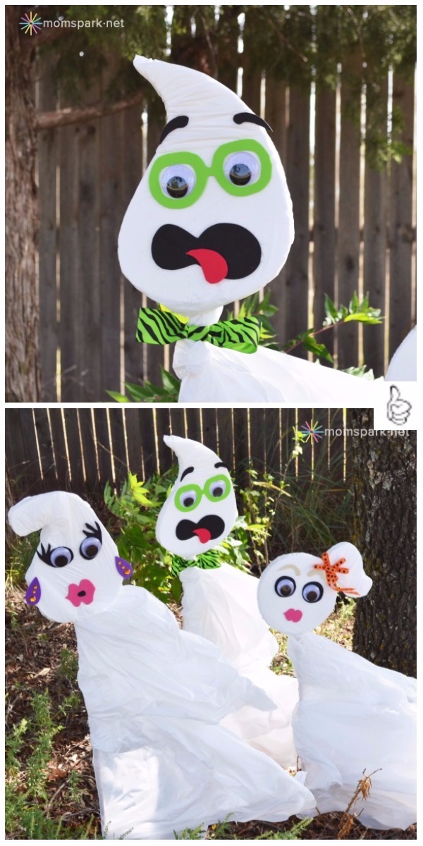 DIY Trash Bag Halloween Decoration Ideas &Tutorials