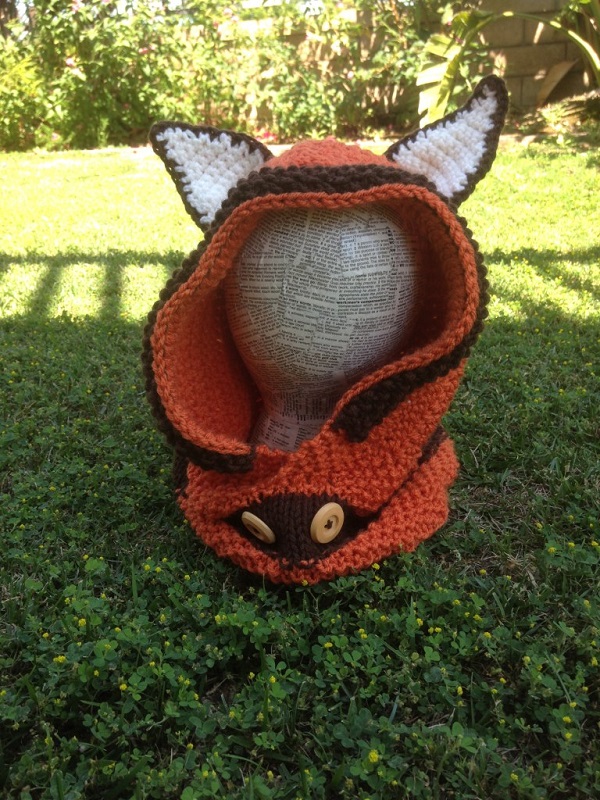 Crochet Fox Patterns for Kids - Crochet Fox Scoodie Free Pattern - WOW ...