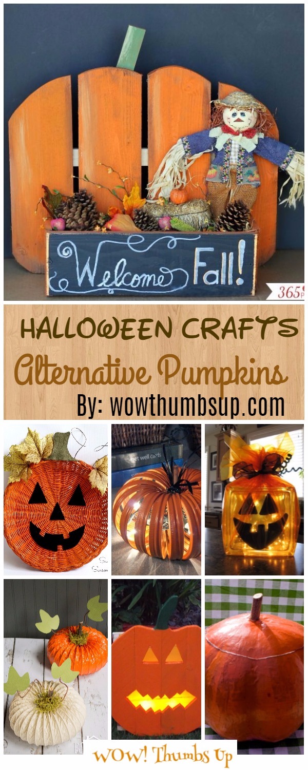 DIY Alternative Pumpkins Crafts for Halloween Not Real
