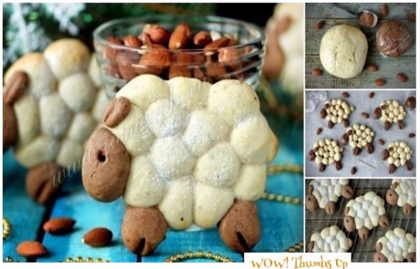 DIY Cute Lamb Shaped Cookies